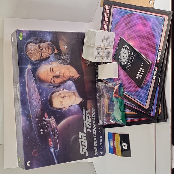 Star Trek | Toys | Star Trek Tng The Next Generation Trivia Board Game ...